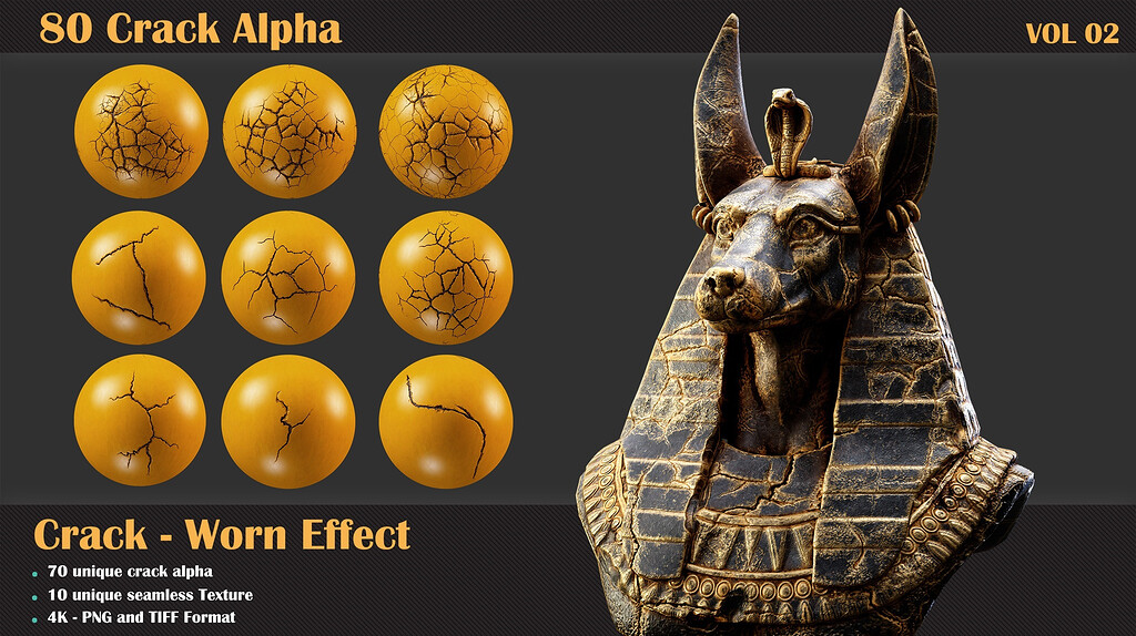 80 Crack Alpha - VOL 02 - ZBrushCentral