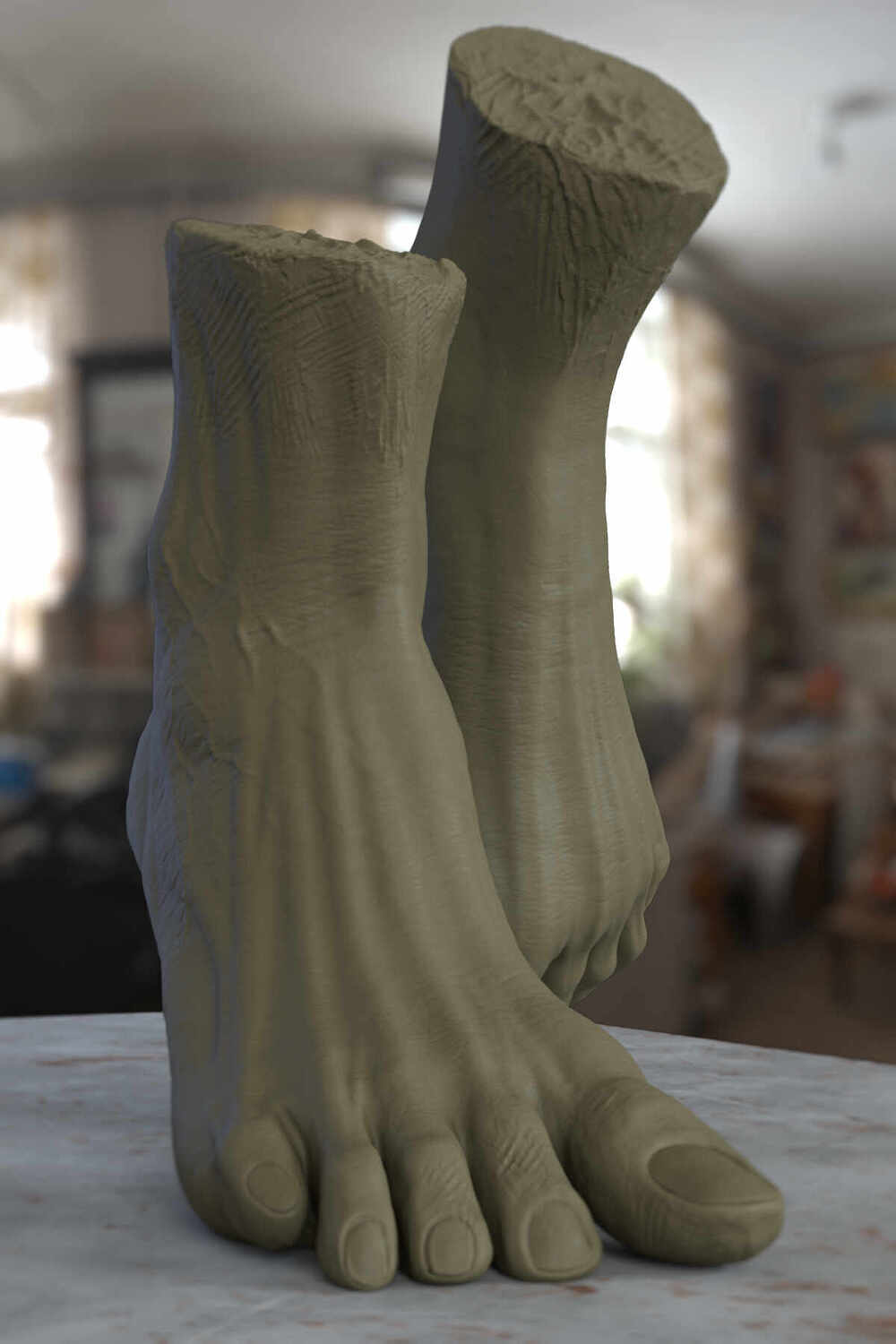 Chavant NSP Feet sculpt - ZBrushCentral