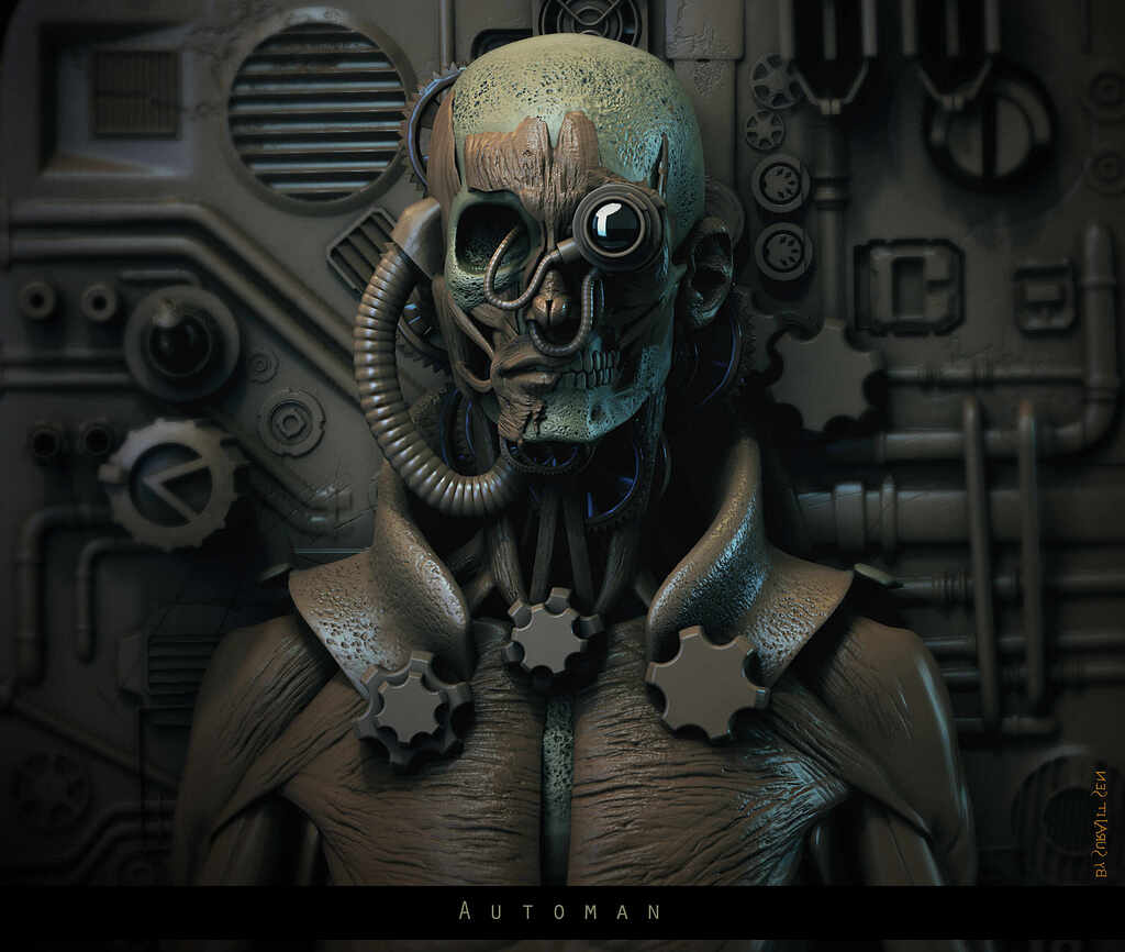 Automan - Digital Sculpture by Surajit Sen - ZBrushCentral