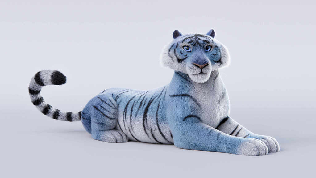 The Blue Tiger - ZBrushCentral