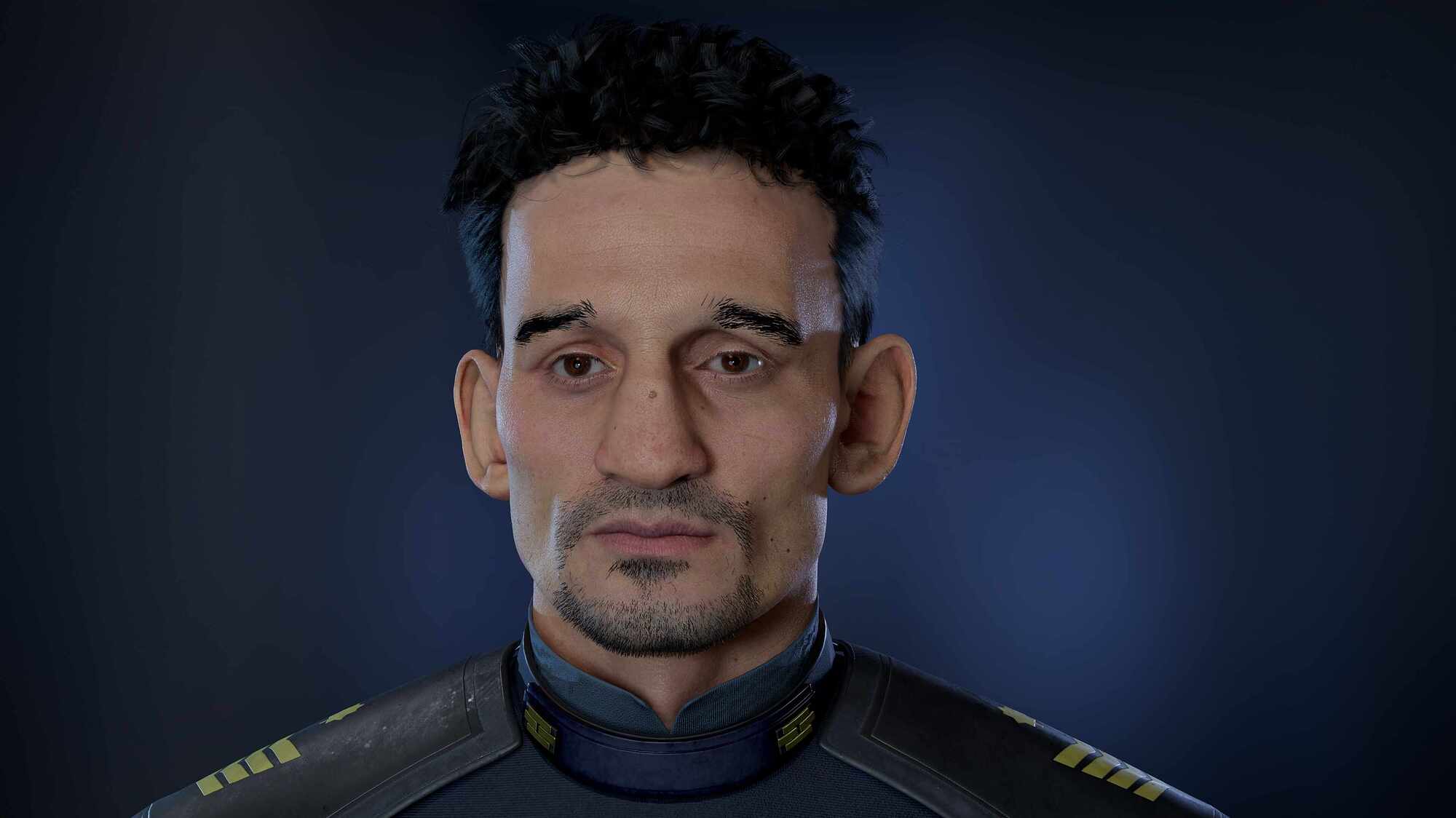 UNSC Officer - Head Real time - ZBrushCentral