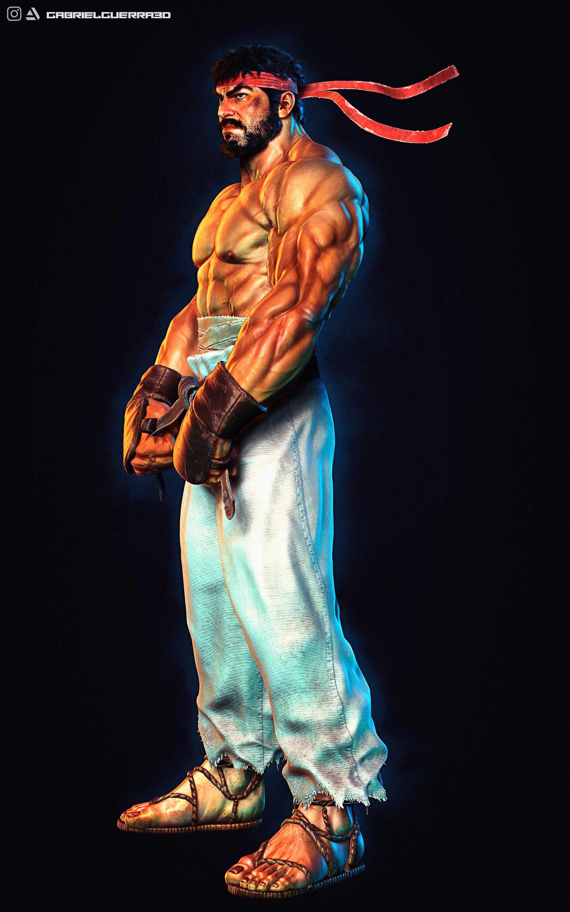 Ryu Street Fighter 6 Fanart - ZBrushCentral