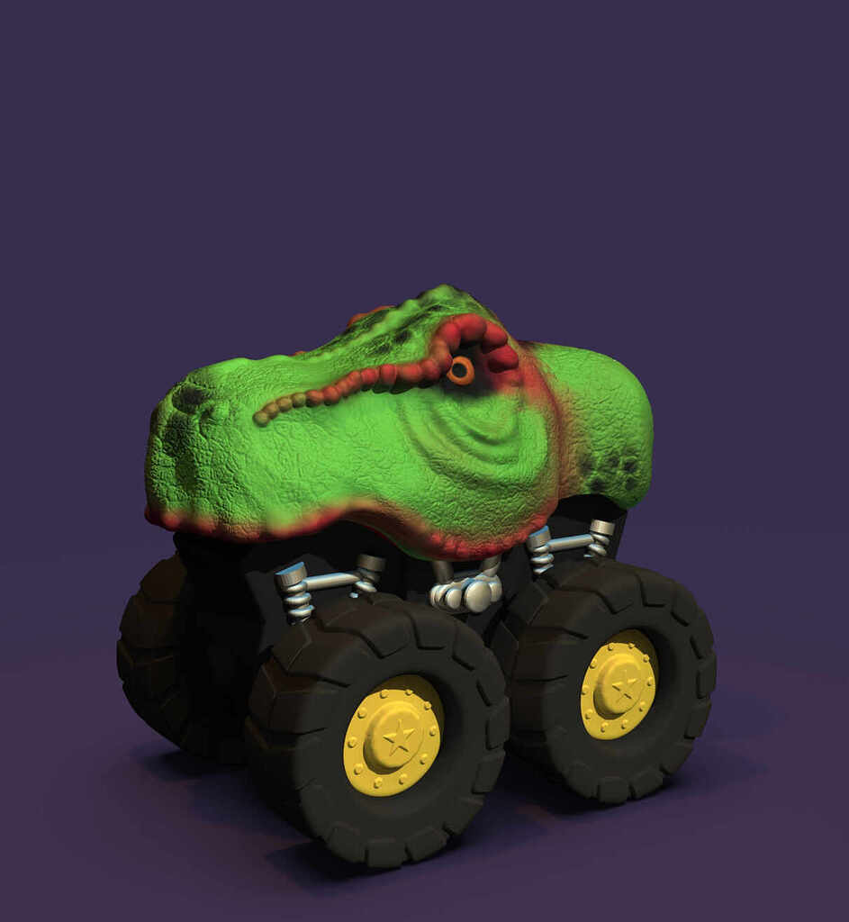 T-Rex Racer - ZBrushCentral