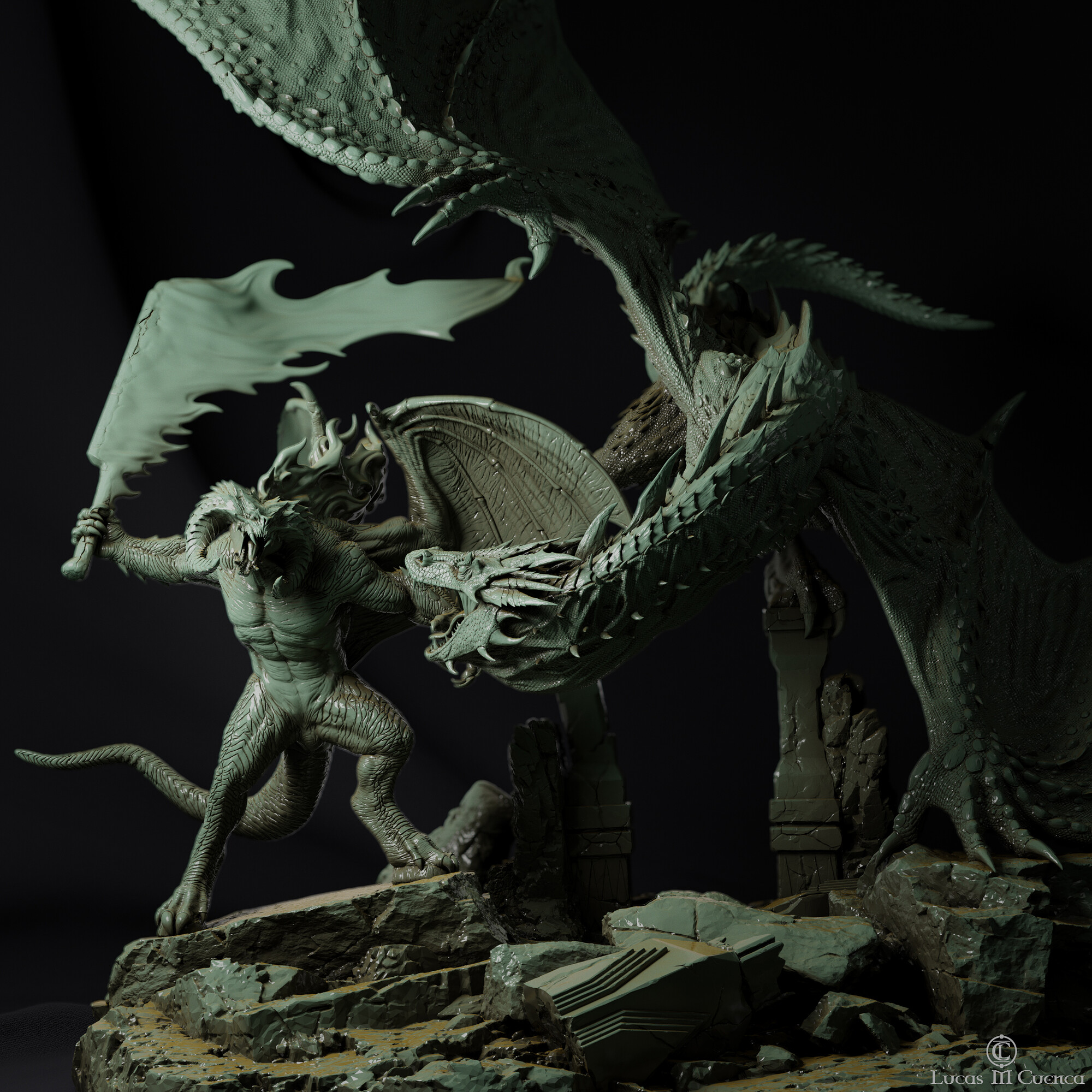 Smaug Vs the Balrog - #3 by LucasMC - ZBrushCentral