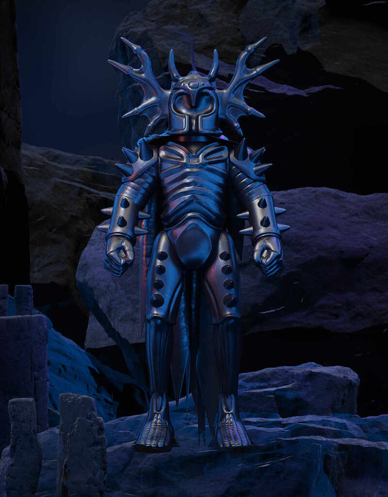 90s DnD, Sci-fi inspired action figure - ZBrushCentral
