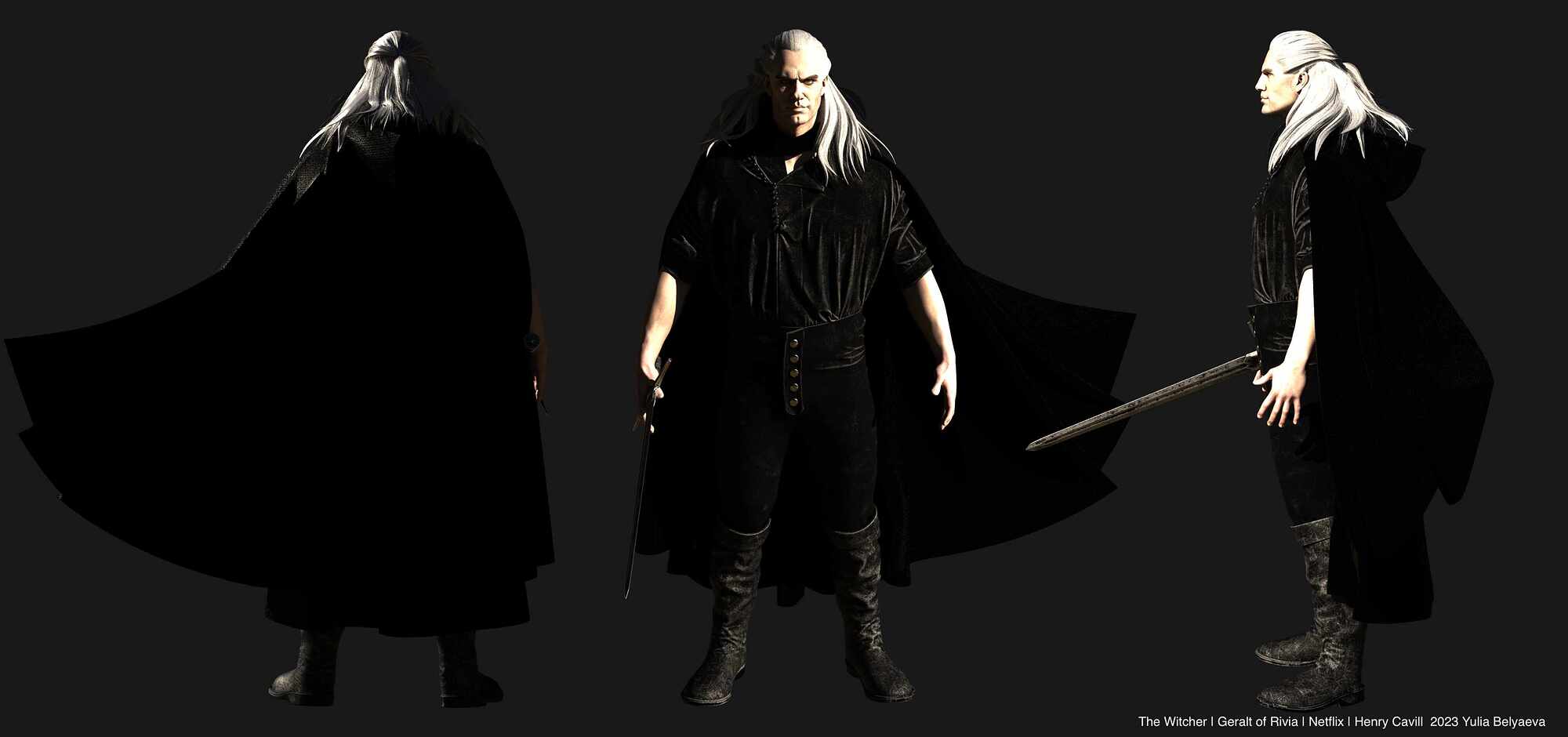 The Witcher | Geralt of Rivia | Netflix - Henry Cavill - Character ...