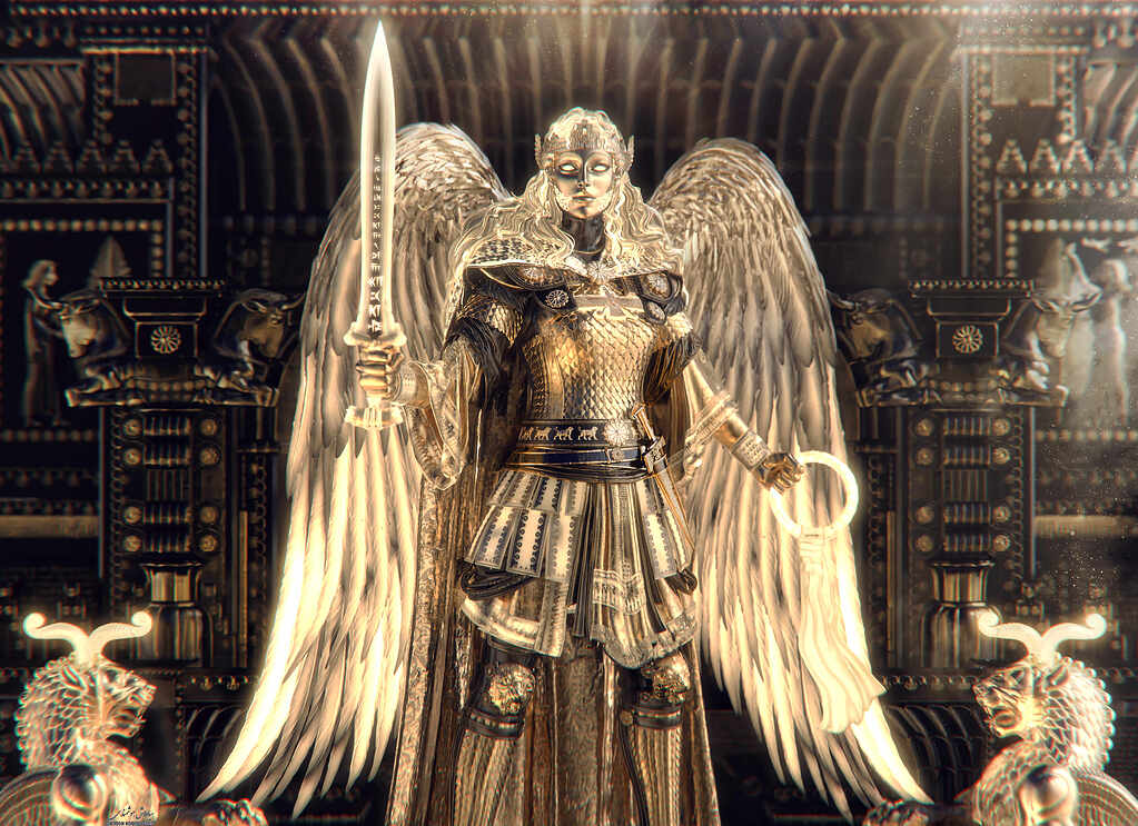 Goddess Arshida - Keeper Of The Everlasting Light - ZBrushCentral