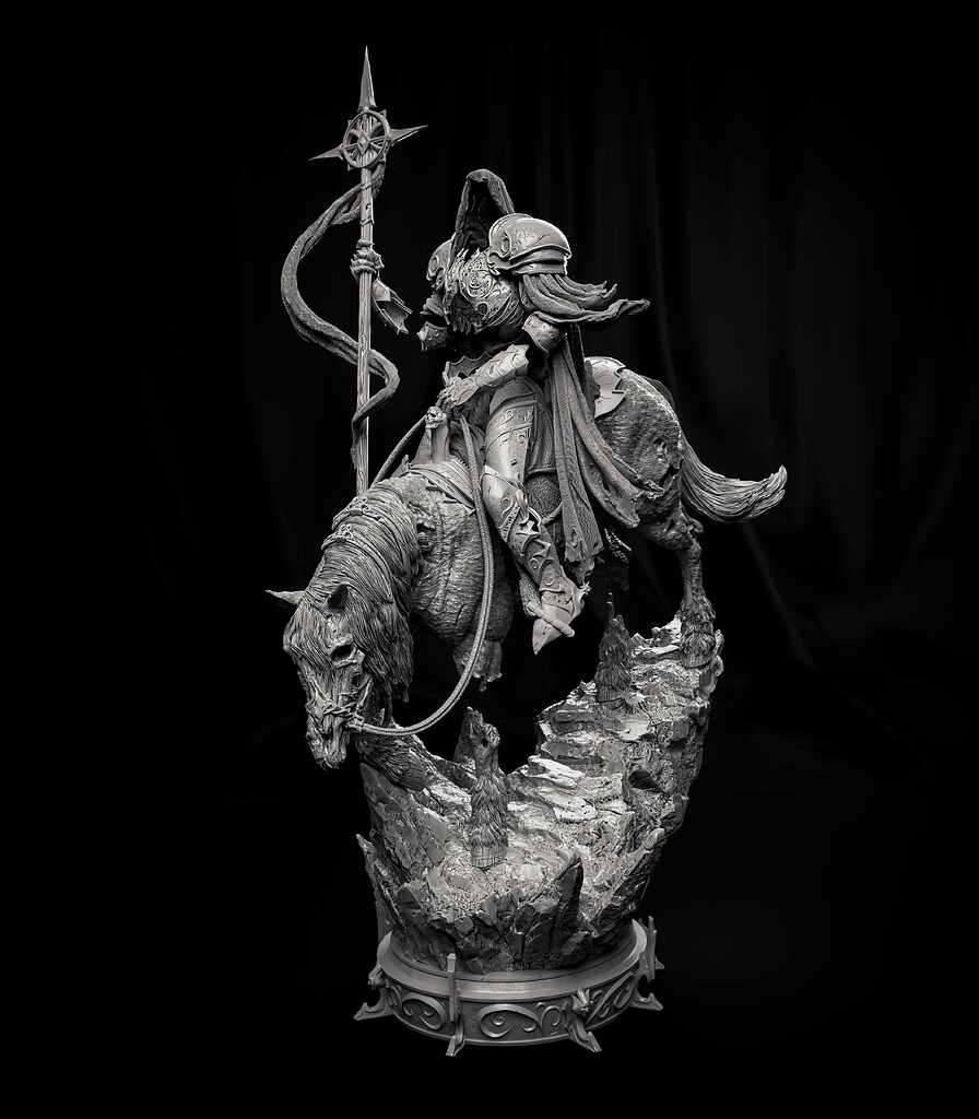 The Dark Rider - ZBrushCentral