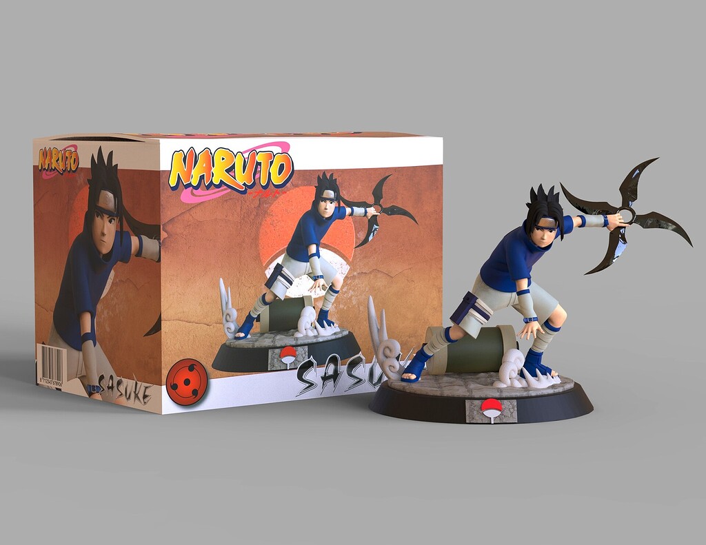 Miniature Sasuke - ZBrushCentral