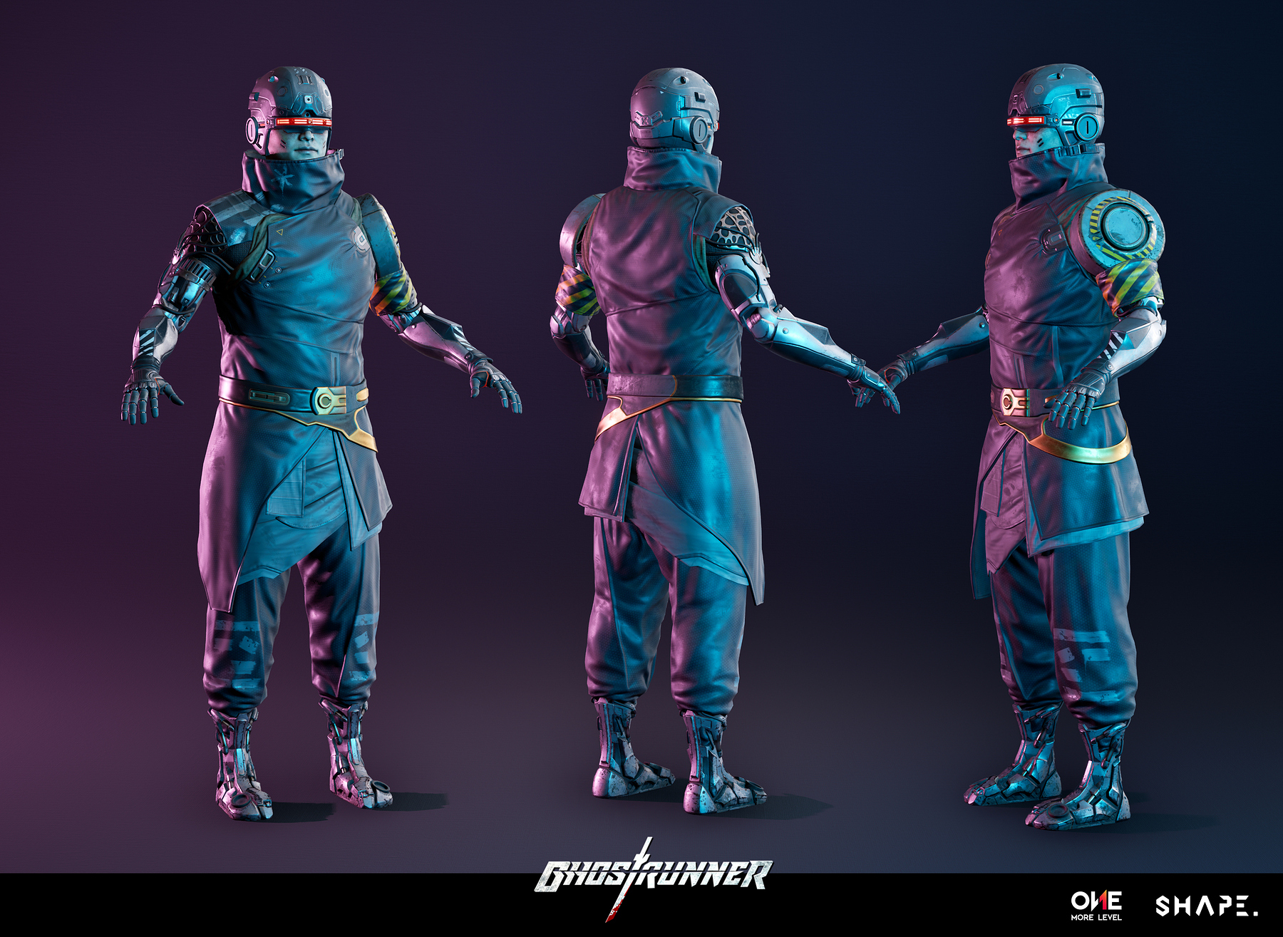 Ghostrunner Characters - ZBrushCentral