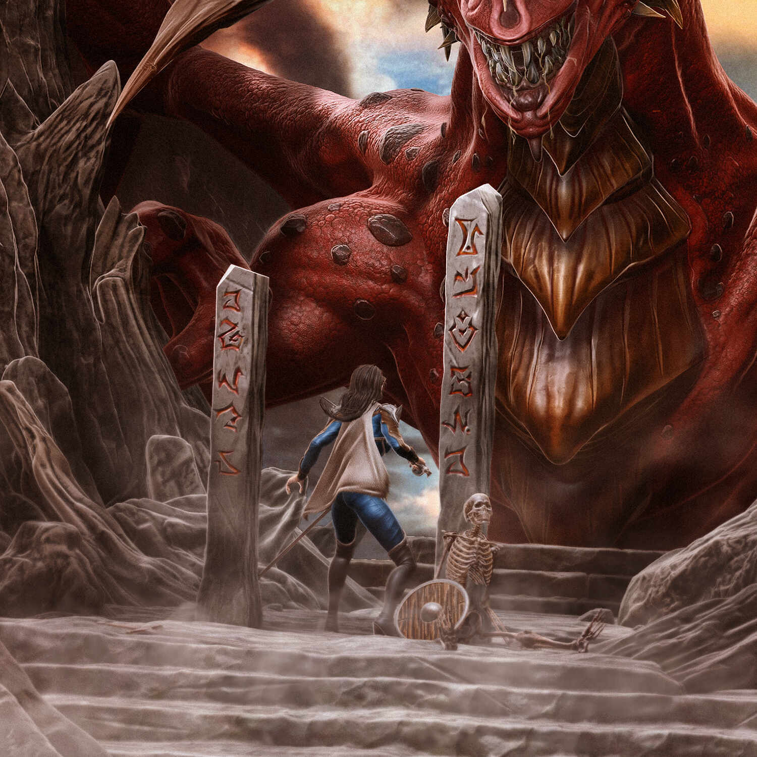 "The Dragon Steps" - ZBrushCentral