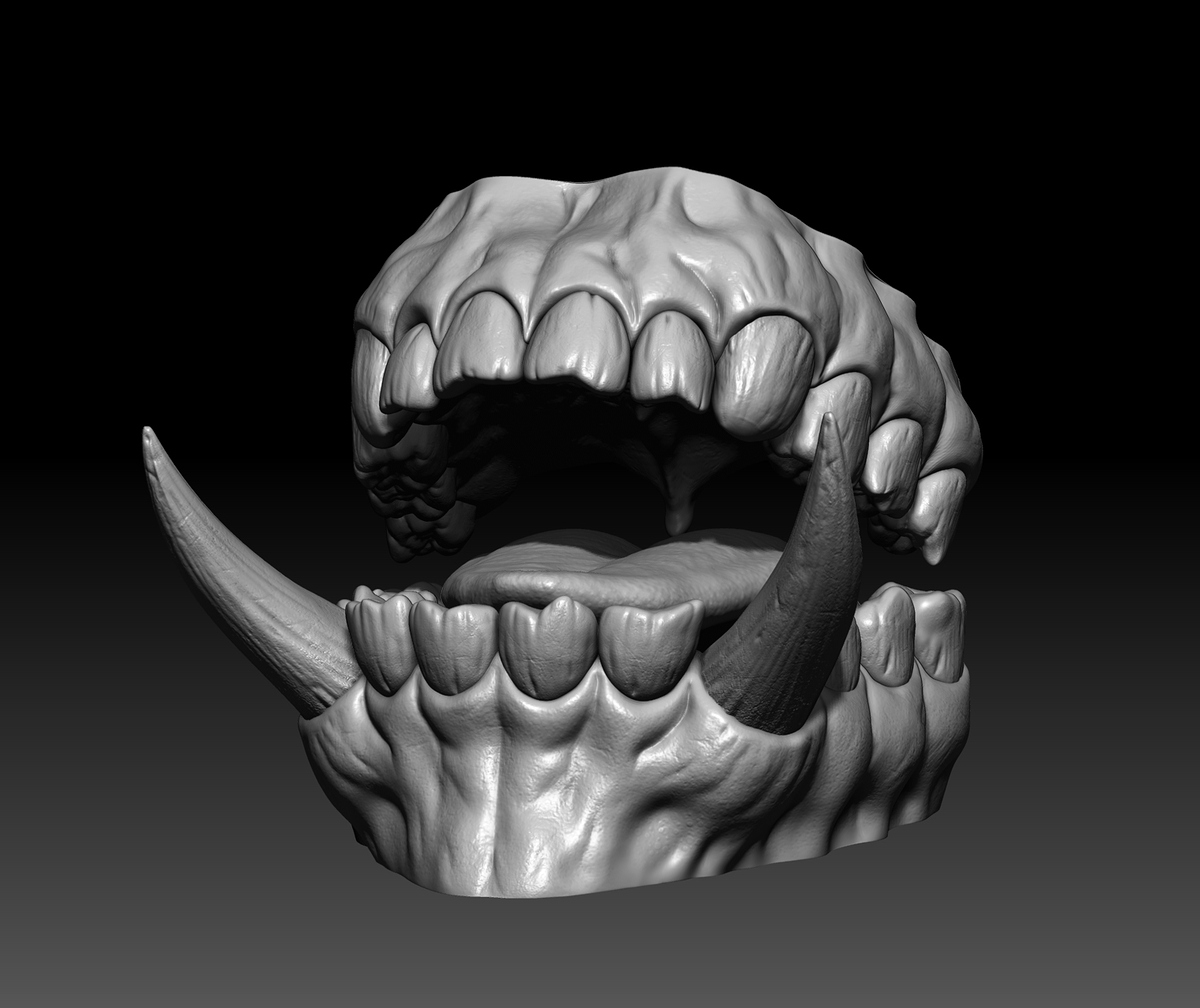 Teeth of Orc - ZBrushCentral