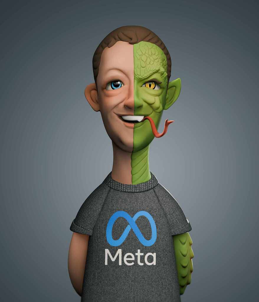 Mark Zuckerberg But Wait - ZBrushCentral