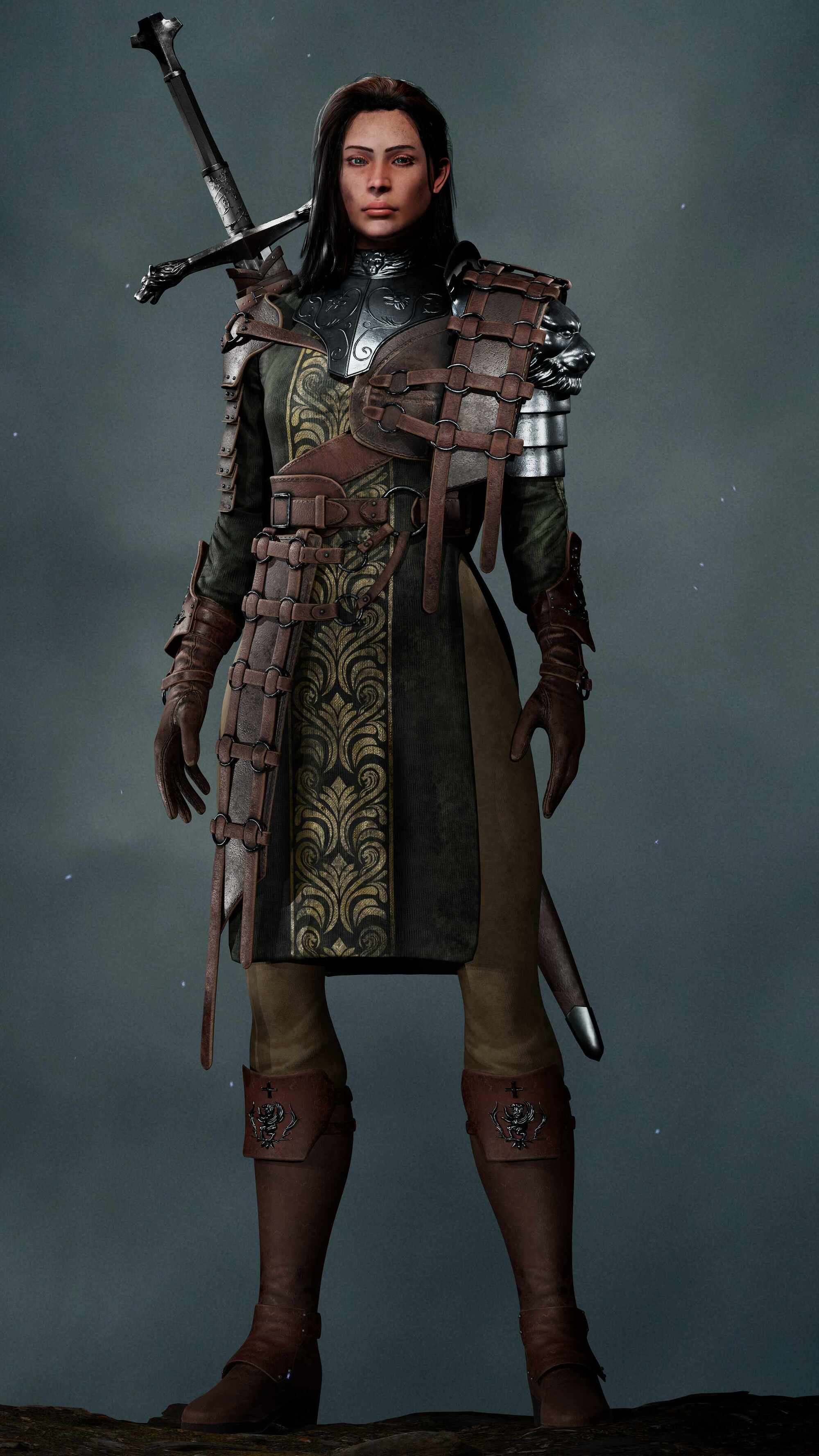 Real-Time Medieval Mercenary - ZBrushCentral