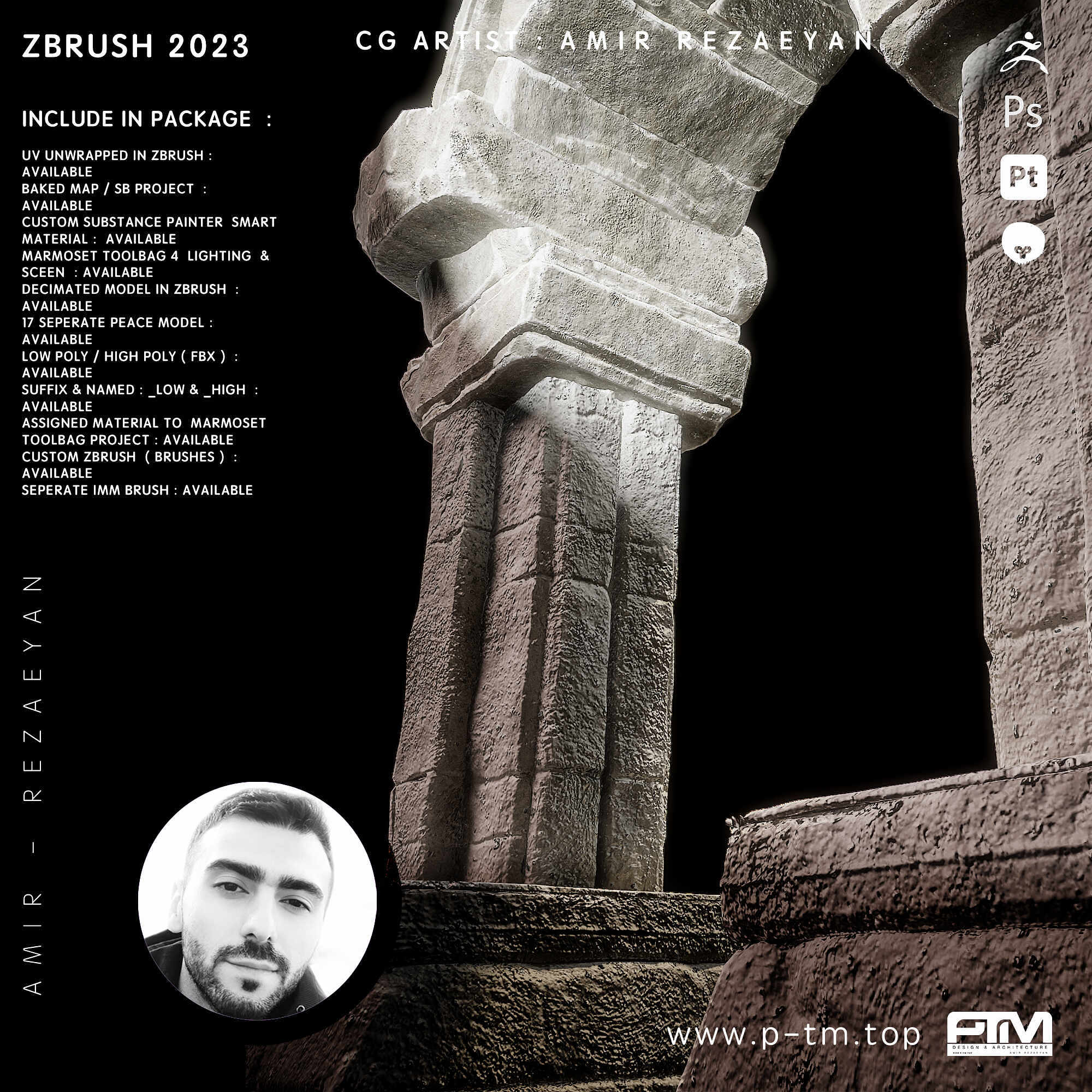 Stone Gate - ZBrushCentral