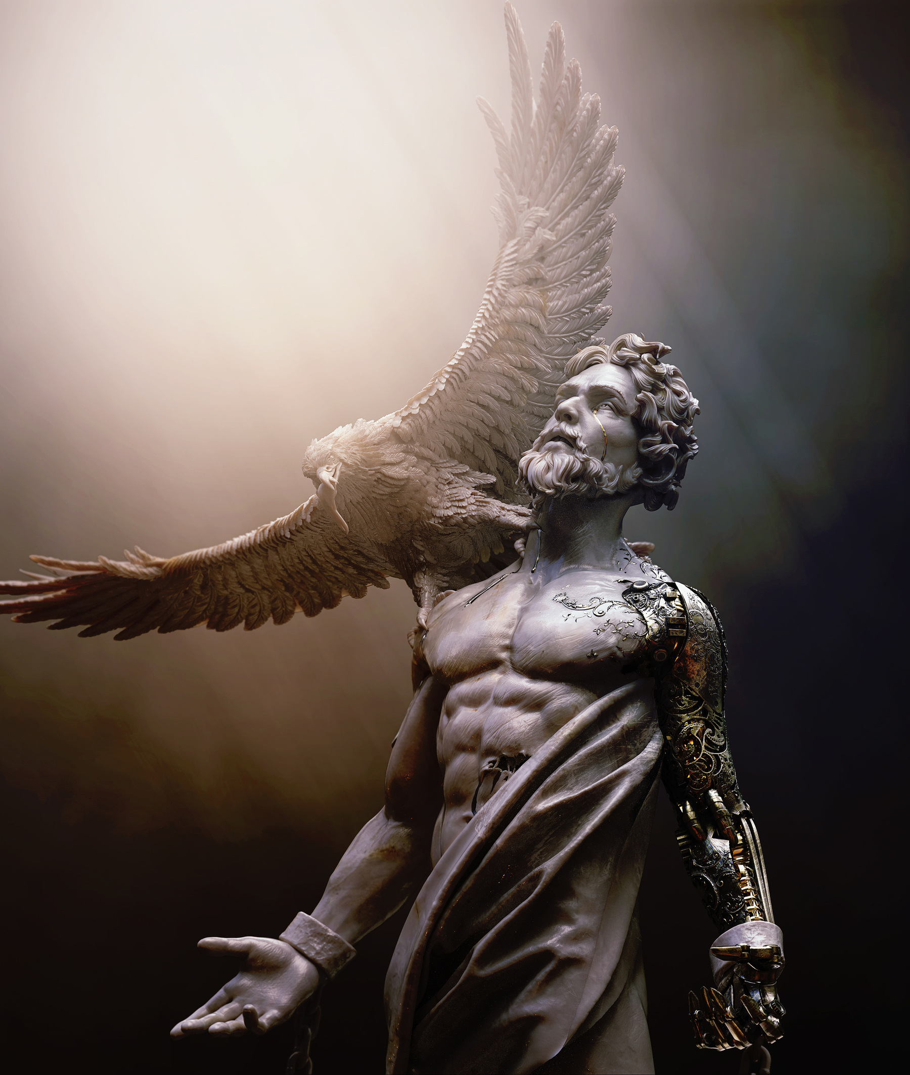 Prometheus's punishment -steampunk - ZBrushCentral