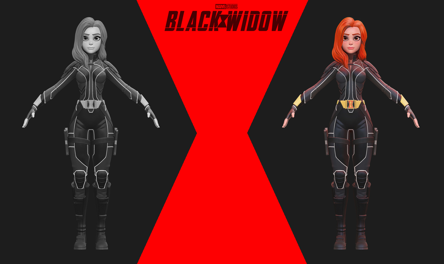 Black Widow Fan Art Zbrushcentral