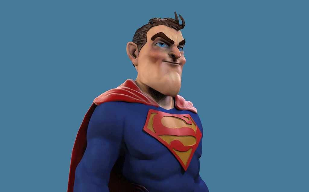 STYLIZED SUPERMAN - ZBrushCentral