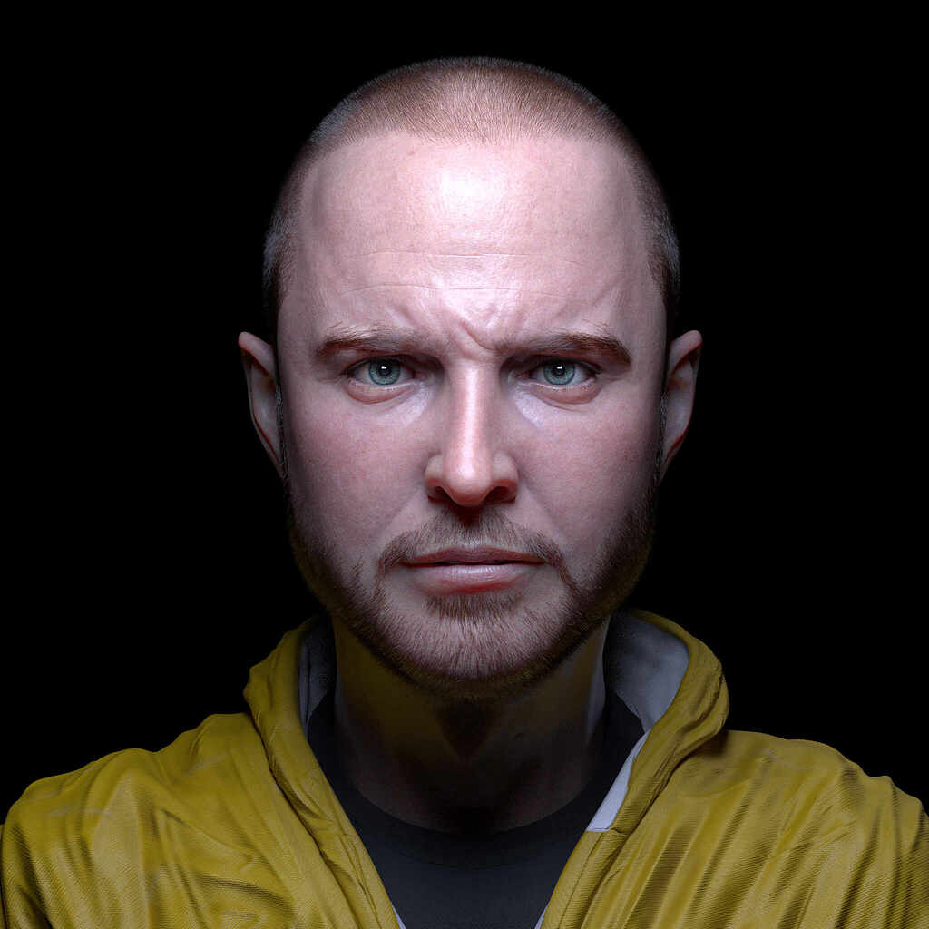 Jesse Pinkman - WIP - ZBrushCentral
