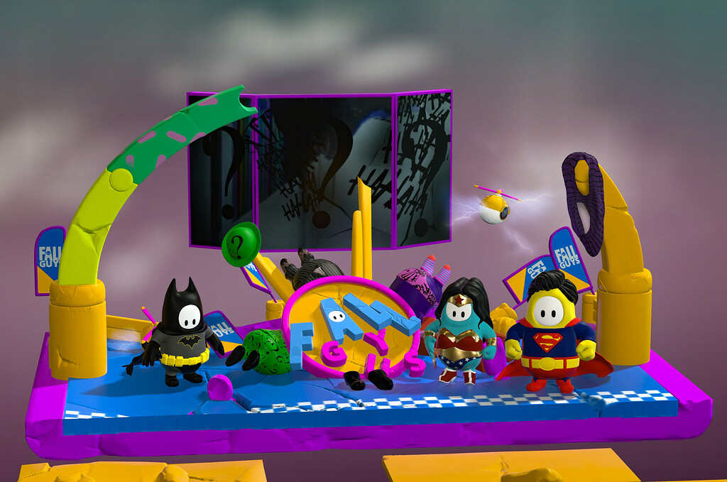 Fall Guys Fan Art - ZBrushCentral