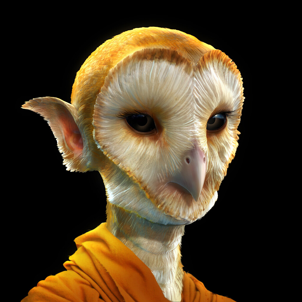 Owl Woman - ZBrushCentral