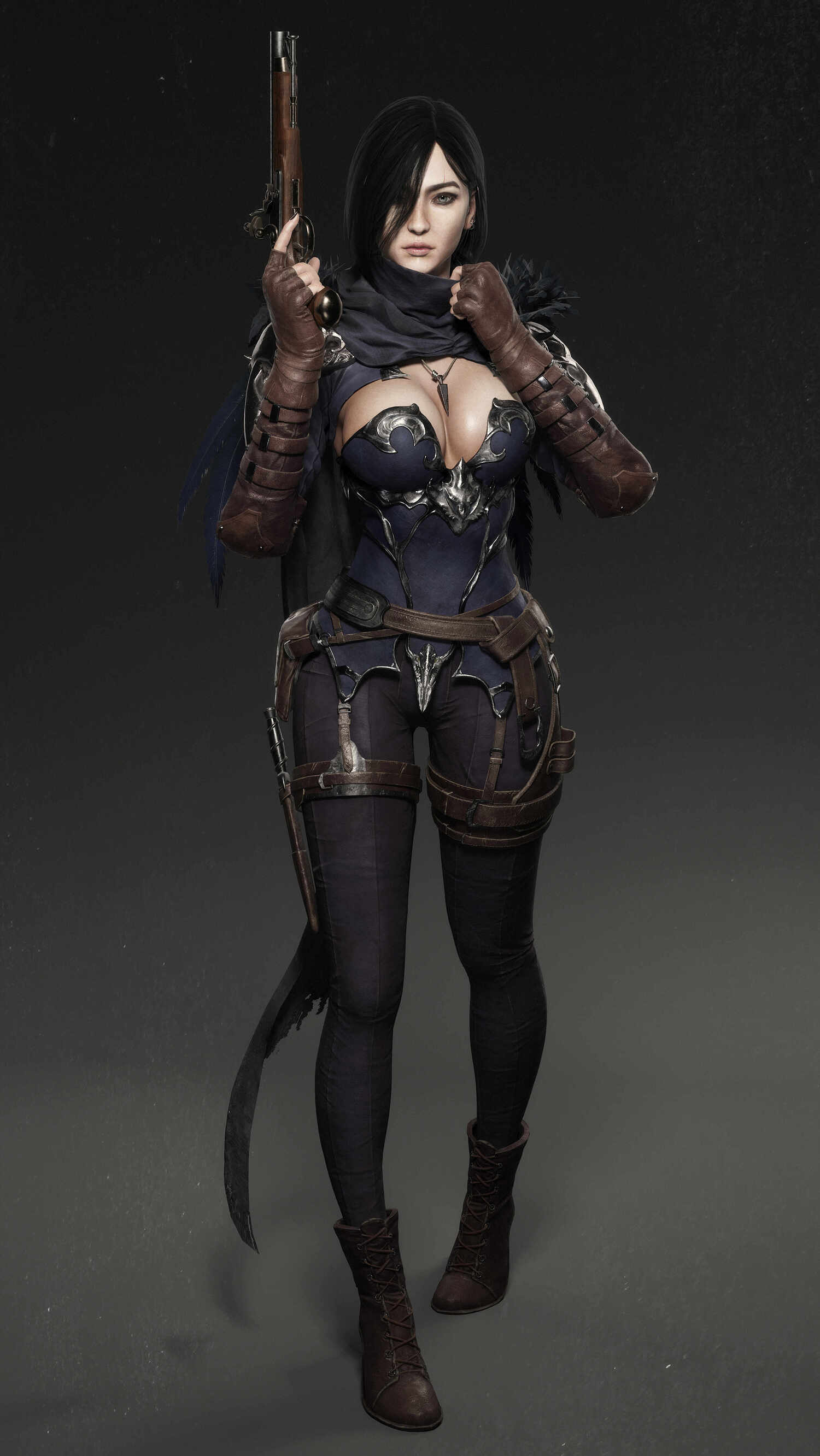 Crow Assasin Game Model - ZBrushCentral