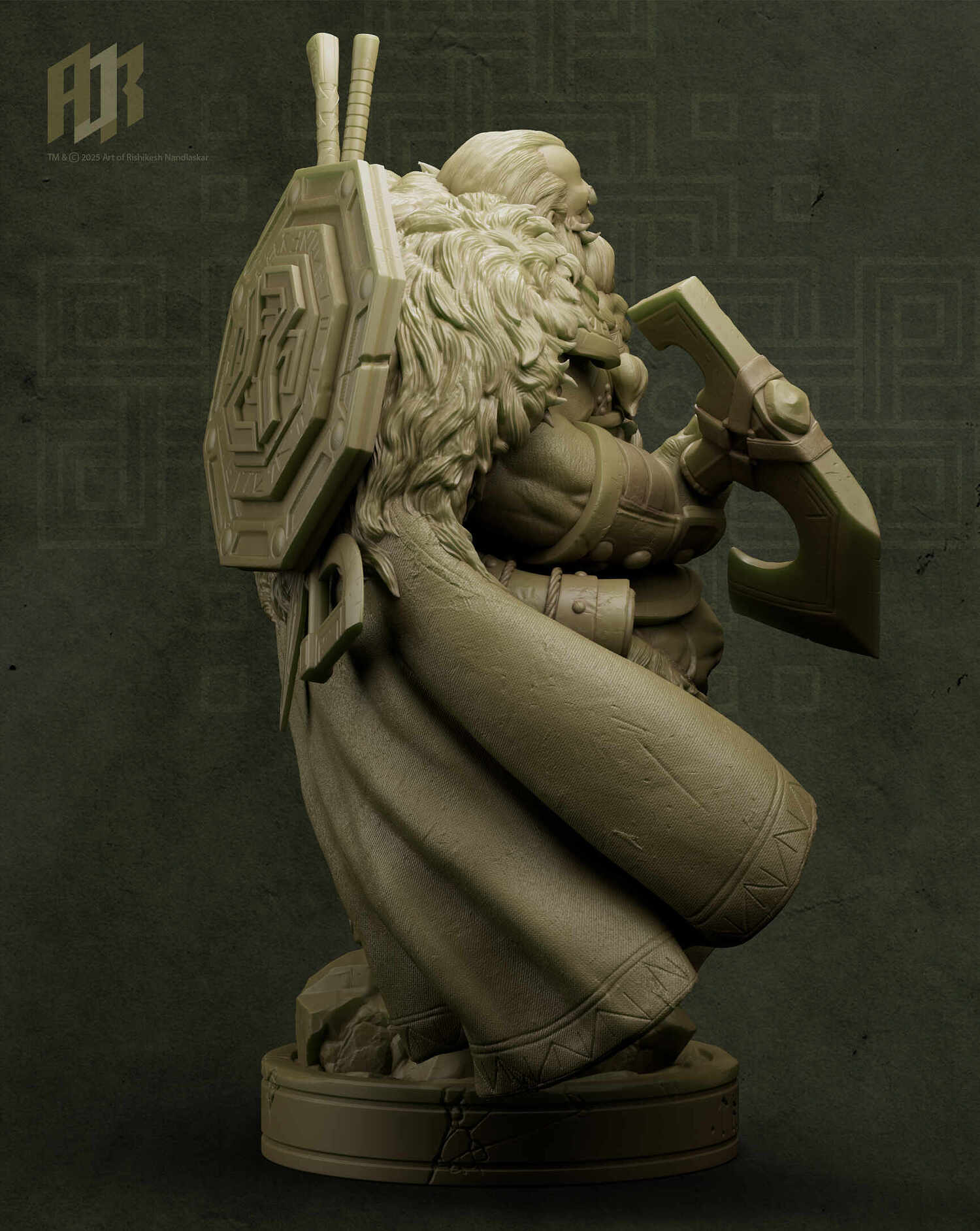 The Dwarf Warrior - ZBrushCentral