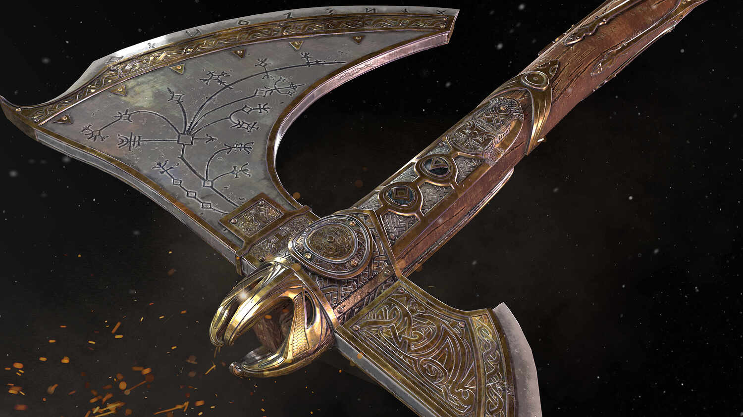 Leviathan Axe God of War - ZBrushCentral