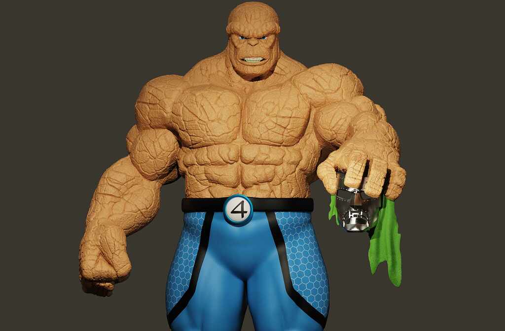 MARVEL "THE THING" SCULPT - ZBrushCentral