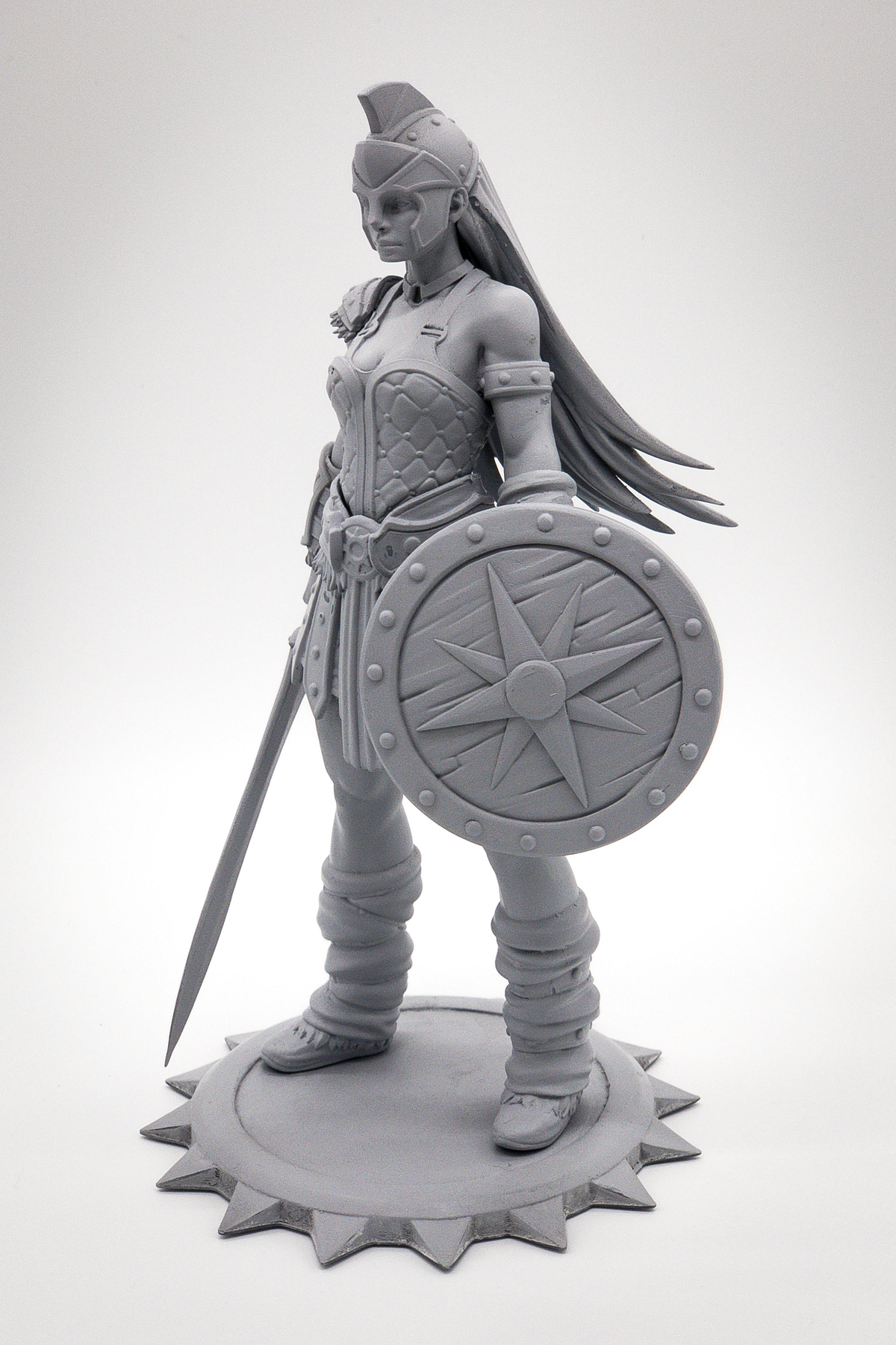 Female warrior 3D print - ZBrushCentral
