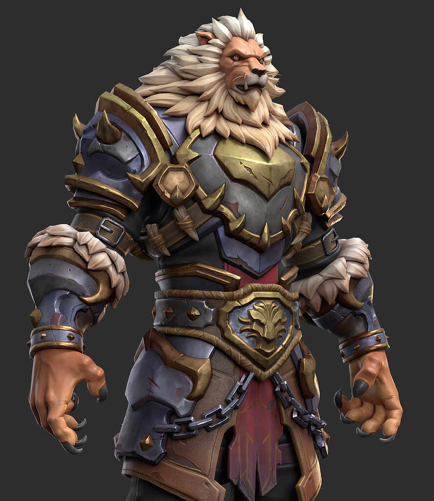 Lion Captain - ZBrushCentral