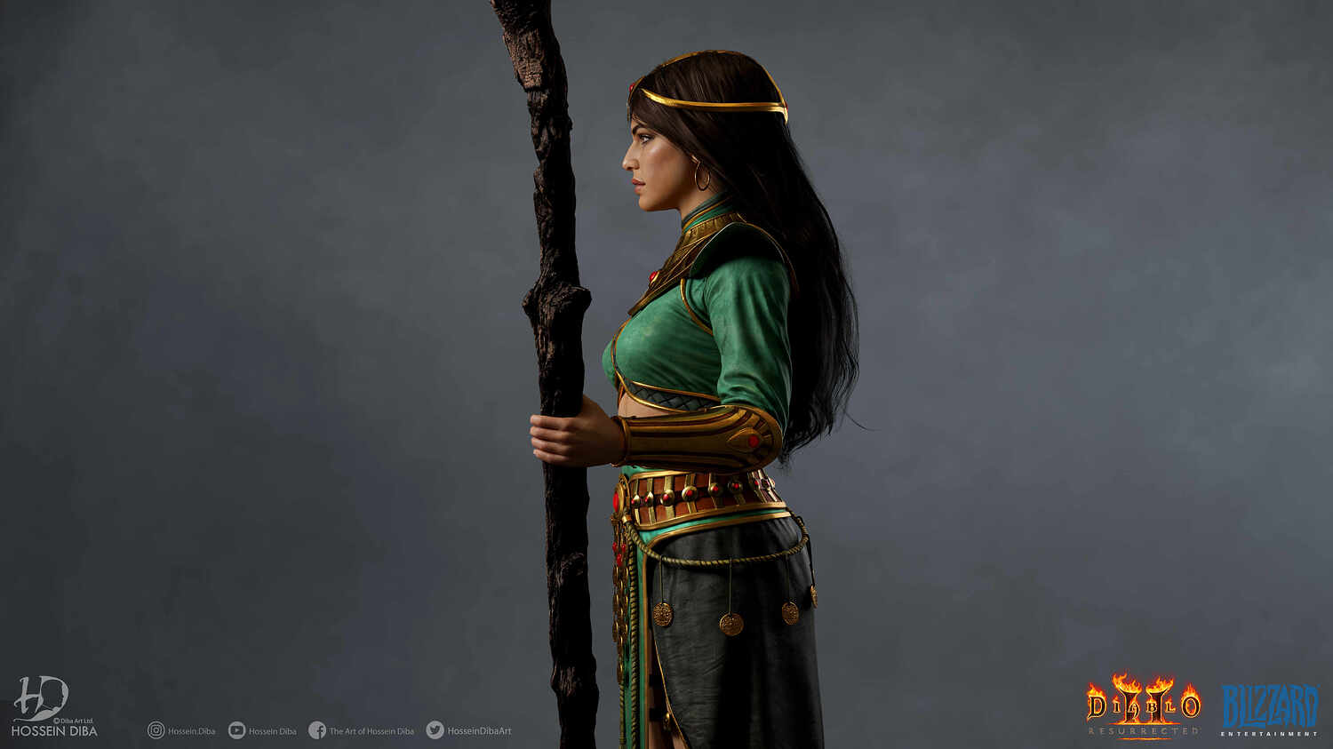 Diablo II: Resurrected Sorceress - ZBrushCentral