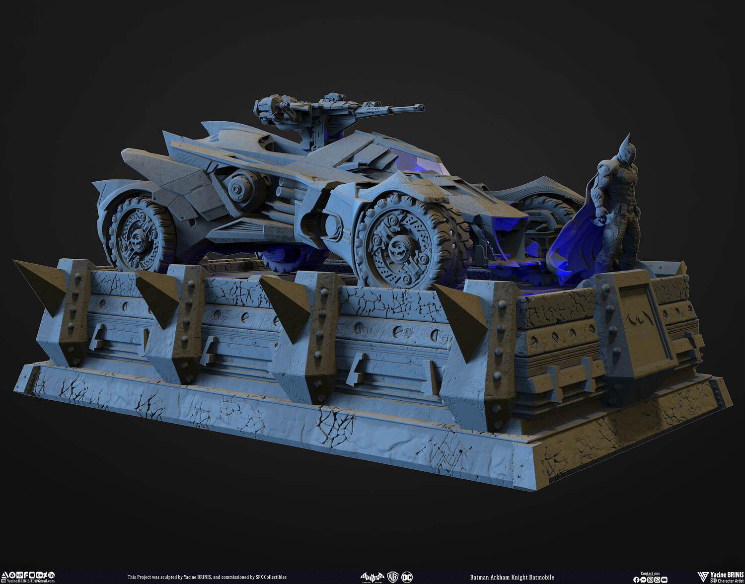 Batman Arkham Knight Batmobile - ZBrushCentral