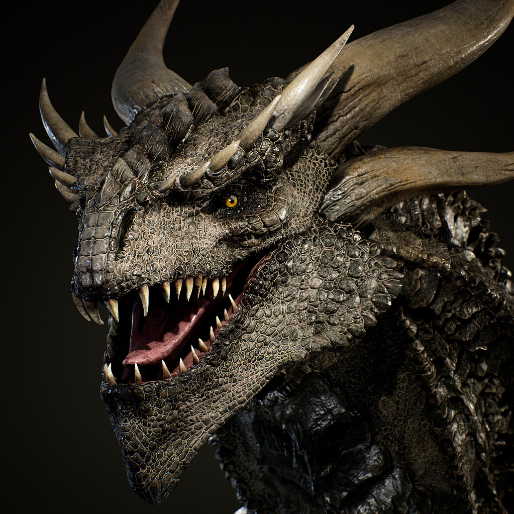 Dragon Creature Sculpt - ZBrushCentral