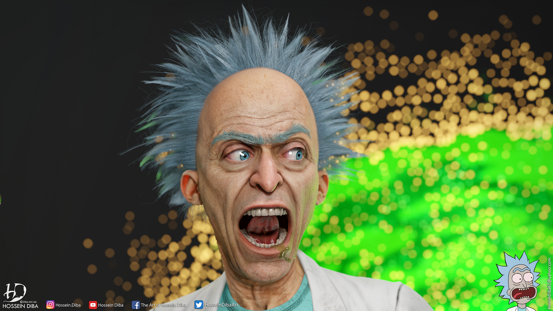 3D Model of Rick and Morty(Real time) - ZBrushCentral