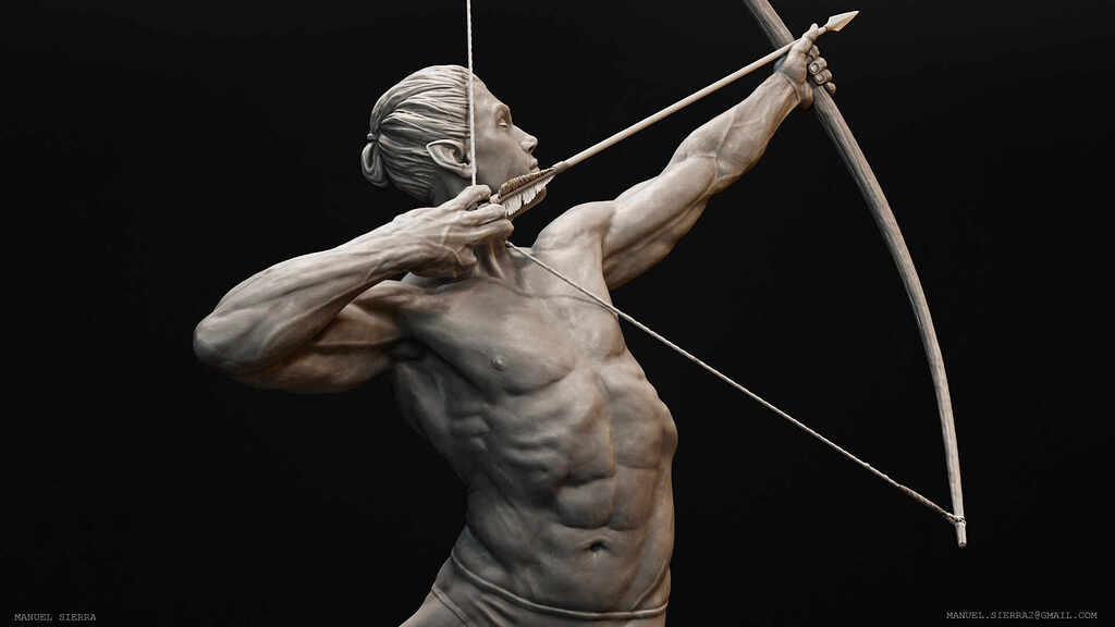 Anatomy Study _ Archer - ZBrushCentral