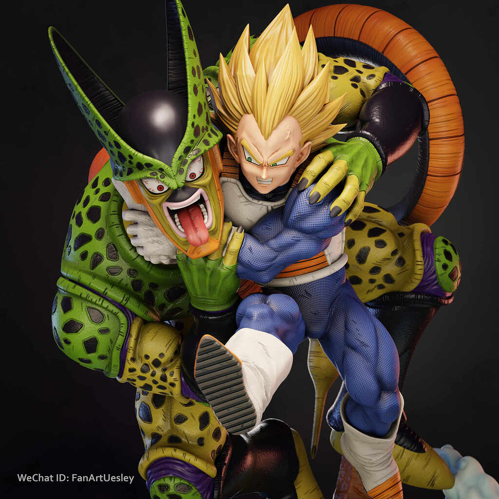 Vegeta vs Cell - ZBrushCentral