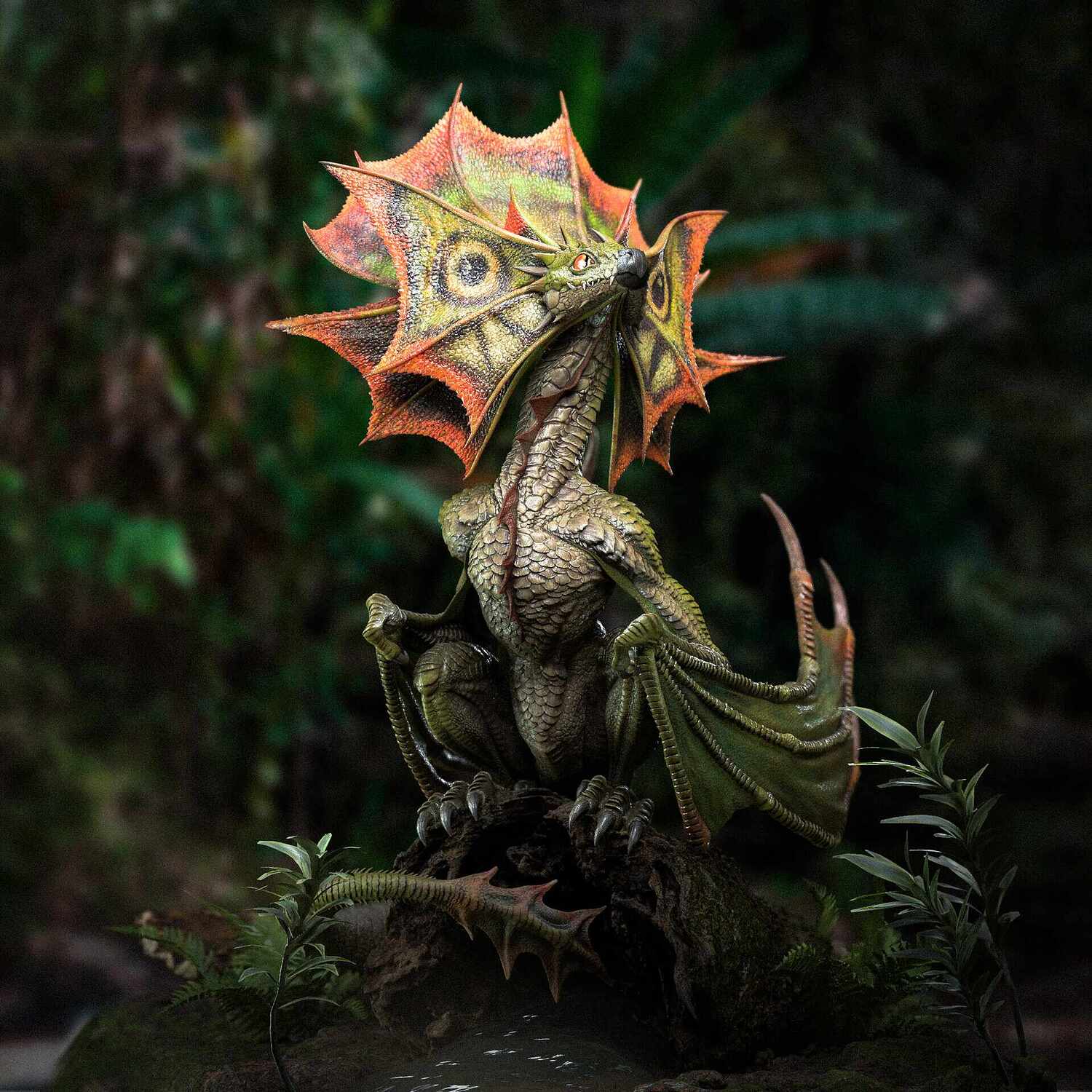 Dragon - fantasy creature 龙-幻想生物 - ZBrushCentral