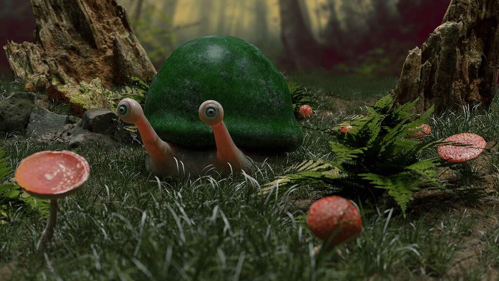 German Turtle Snail - ZBrushCentral