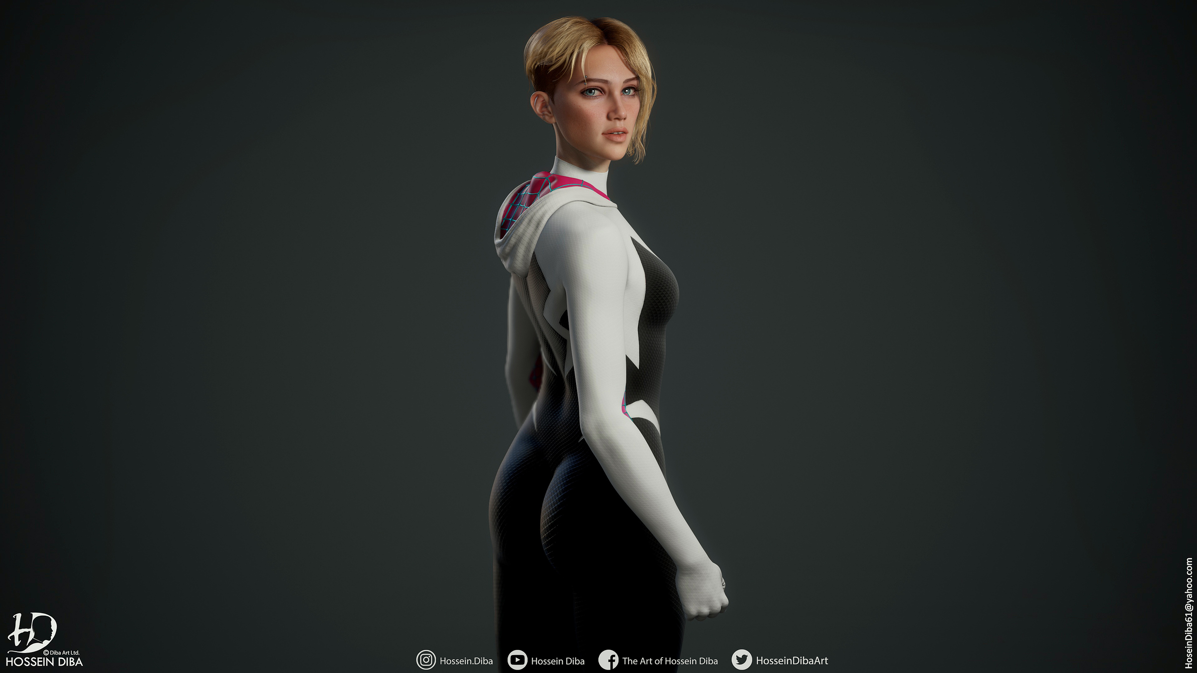 3D Model of Gwen Stacy (Real Time) - ZBrushCentral