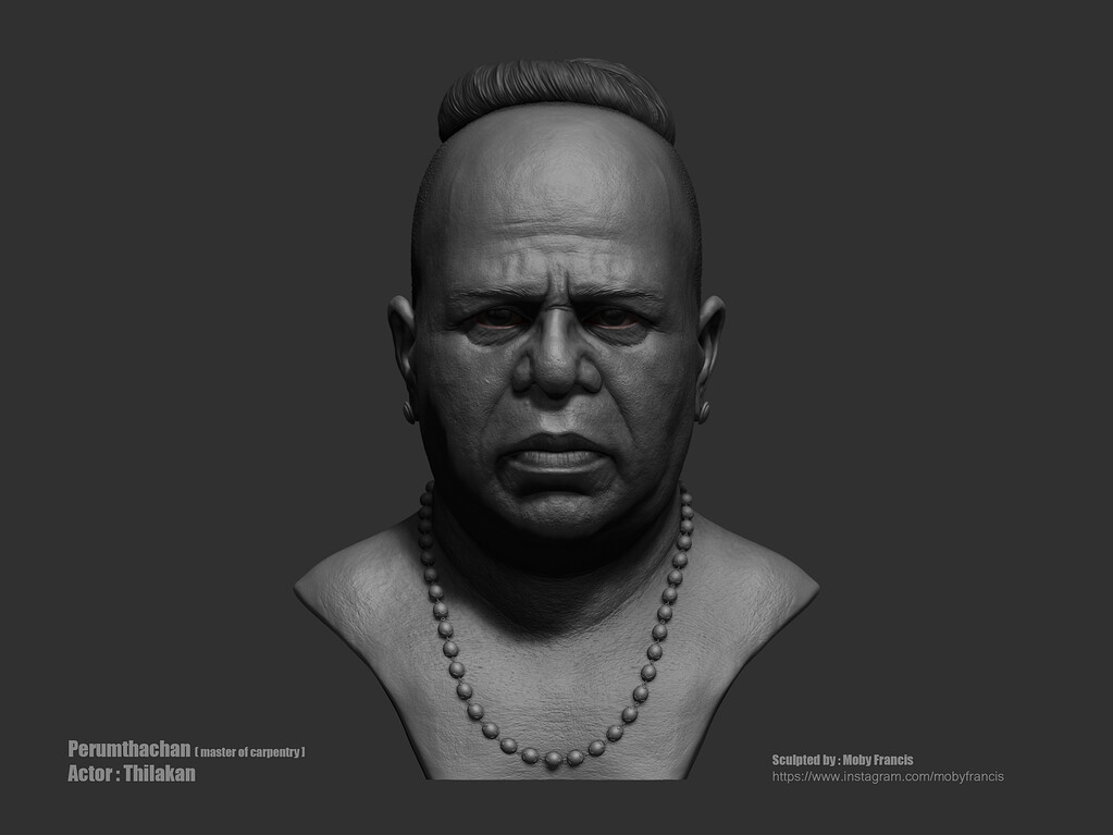 Perumthachan [ Actor : Thilakan ] - ZBrushCentral