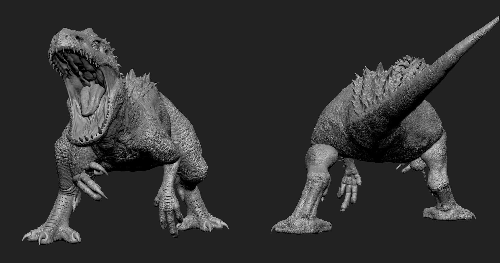 Allosaurus - ZBrushCentral