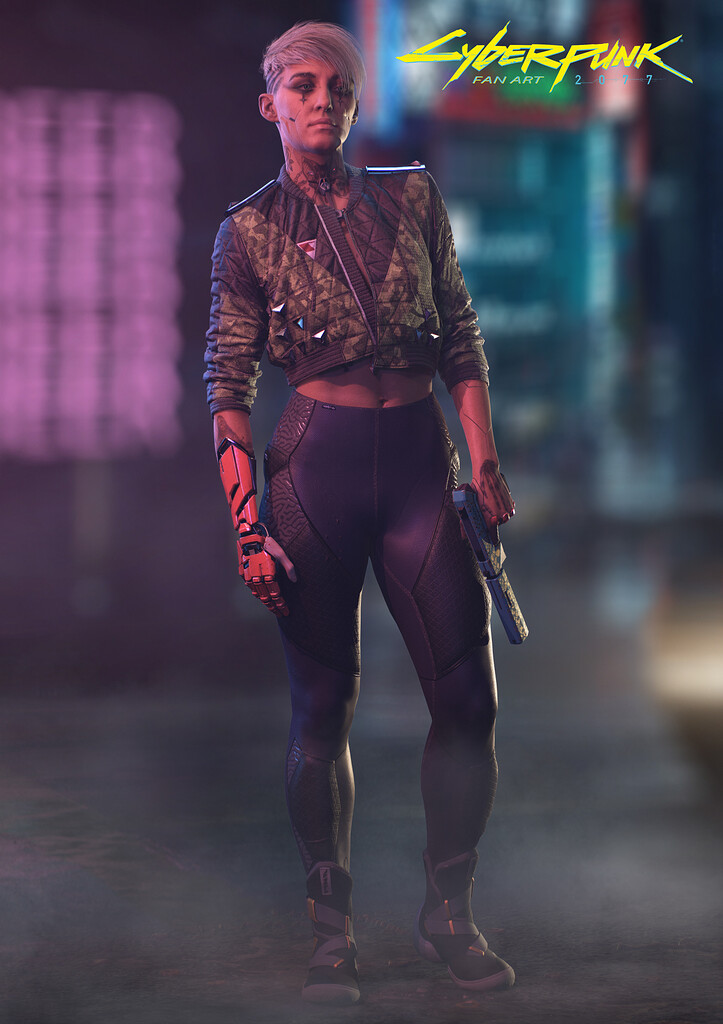 CIRI - CYBERPUNK - ZBrushCentral