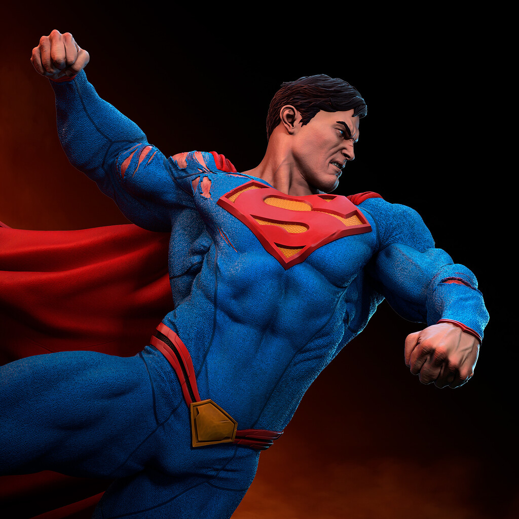 Superman "Justice League Dark: Apokolips War" fanart - ZBrushCentral
