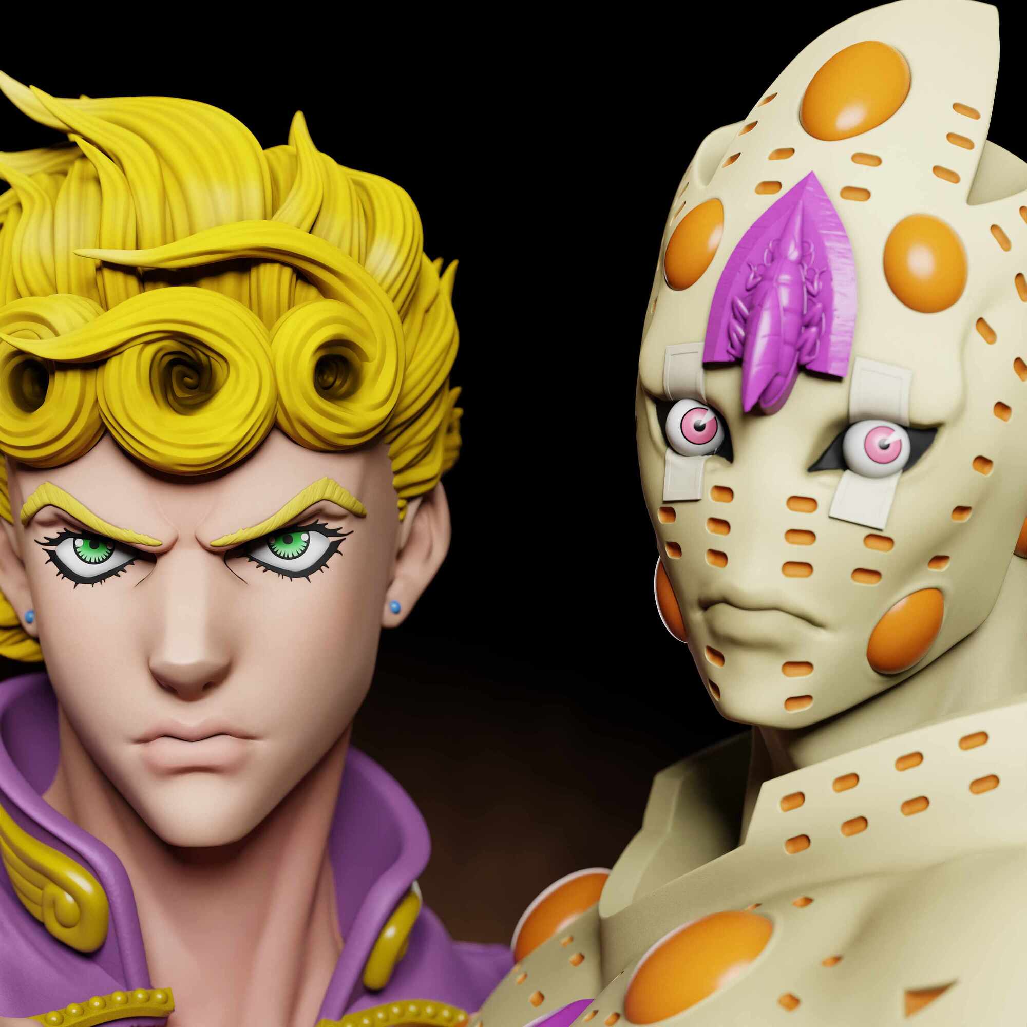 Giorno Giovanna GER - JoJo's Bizarre Adventure Fanart - ZBrushCentral
