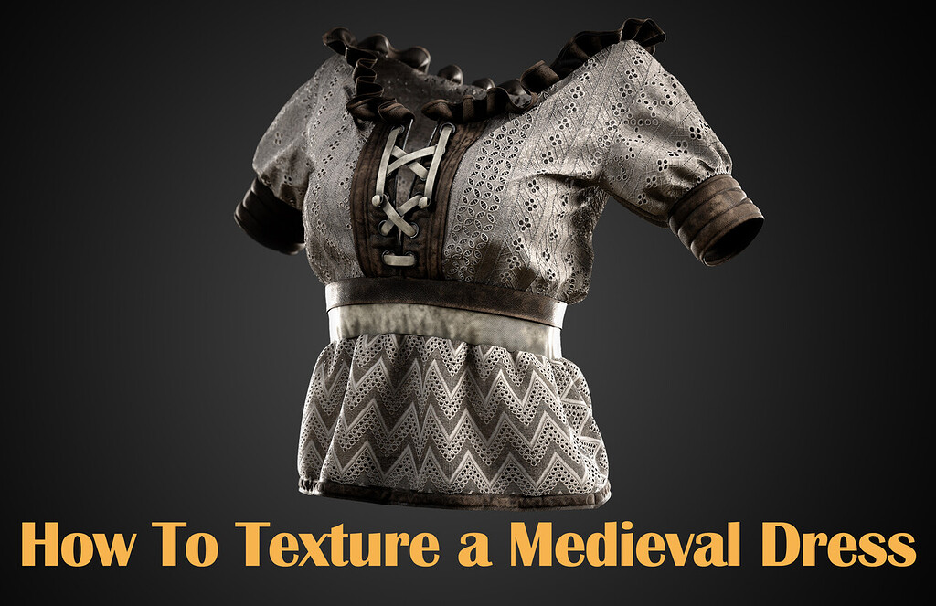 How to texture a medieval dress - ZBrushCentral