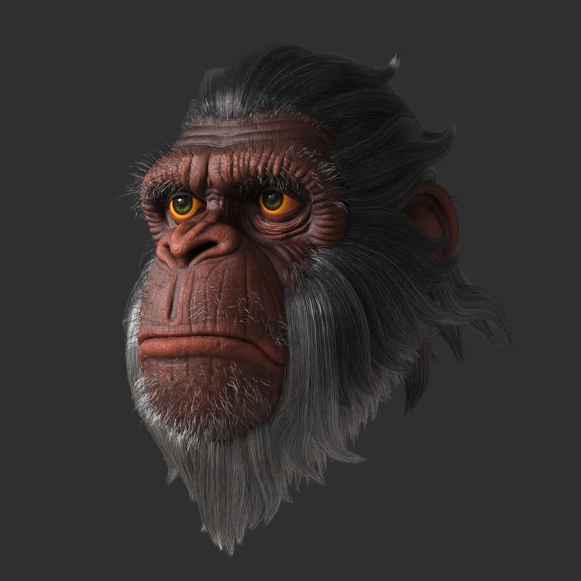 Antonius - OC from Planet of the Apes Universe - ZBrushCentral