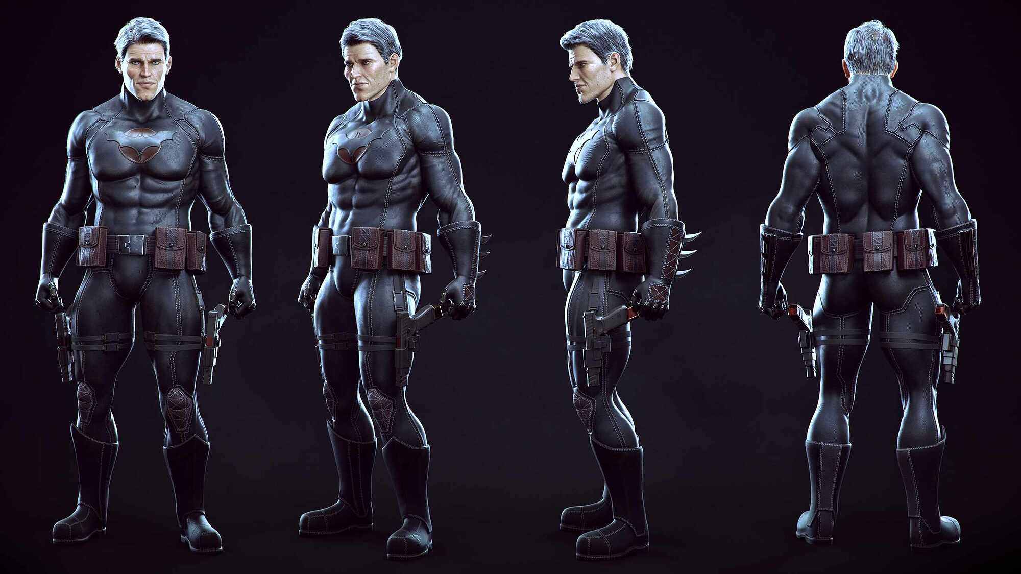 Project: The Red Batman (From the Flash Paradox universe) - ZBrushCentral