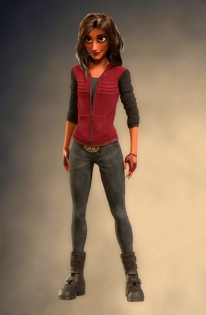 Shank (Disney character from "Ralph breaks the Internet) - ZBrushCentral