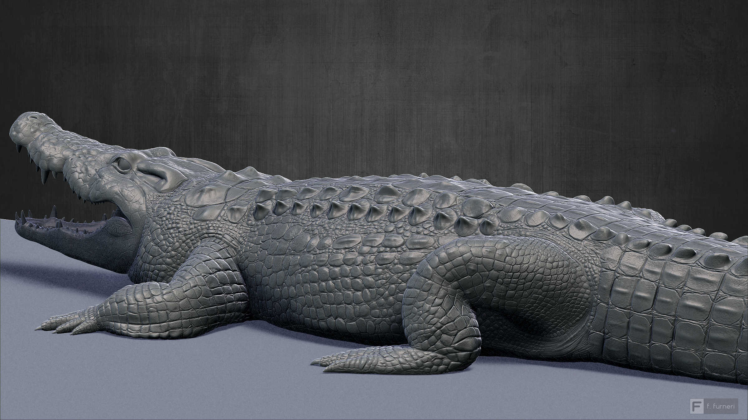3D crocodile sculpting - ZBrushCentral